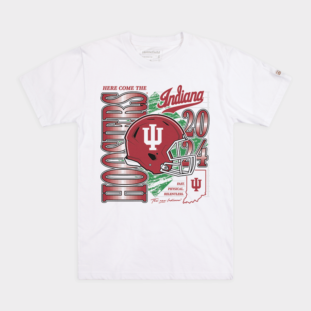 IU "Here Come the Hoosiers" Football Tee | Homefield