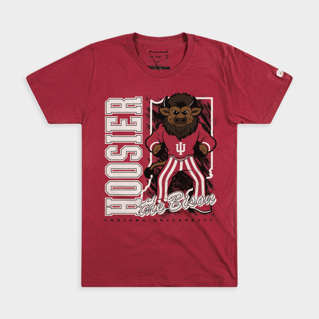 IU Hoosier the Bison Mascot Celebration Tee | Homefield