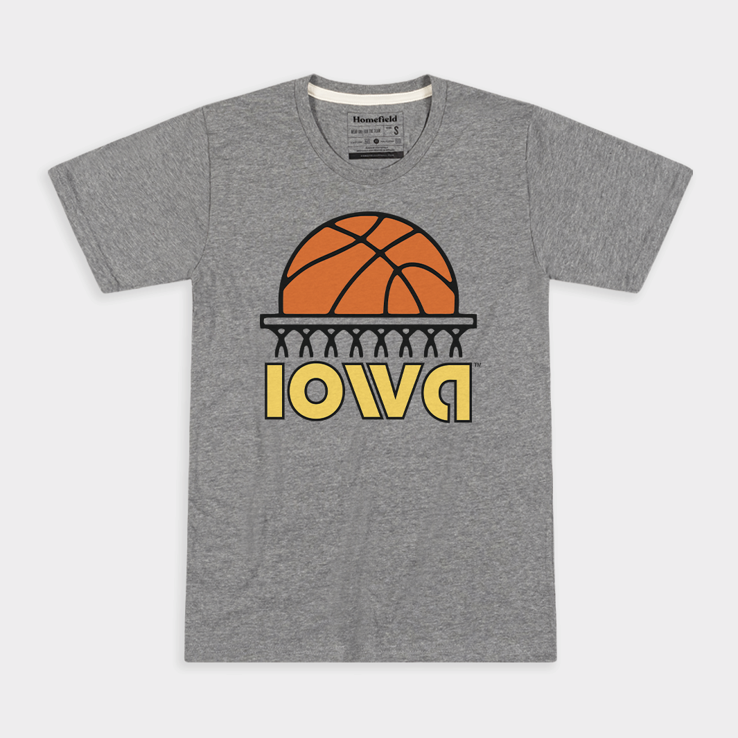 Iowa Hawkeyes Basketball Tee | Homefield