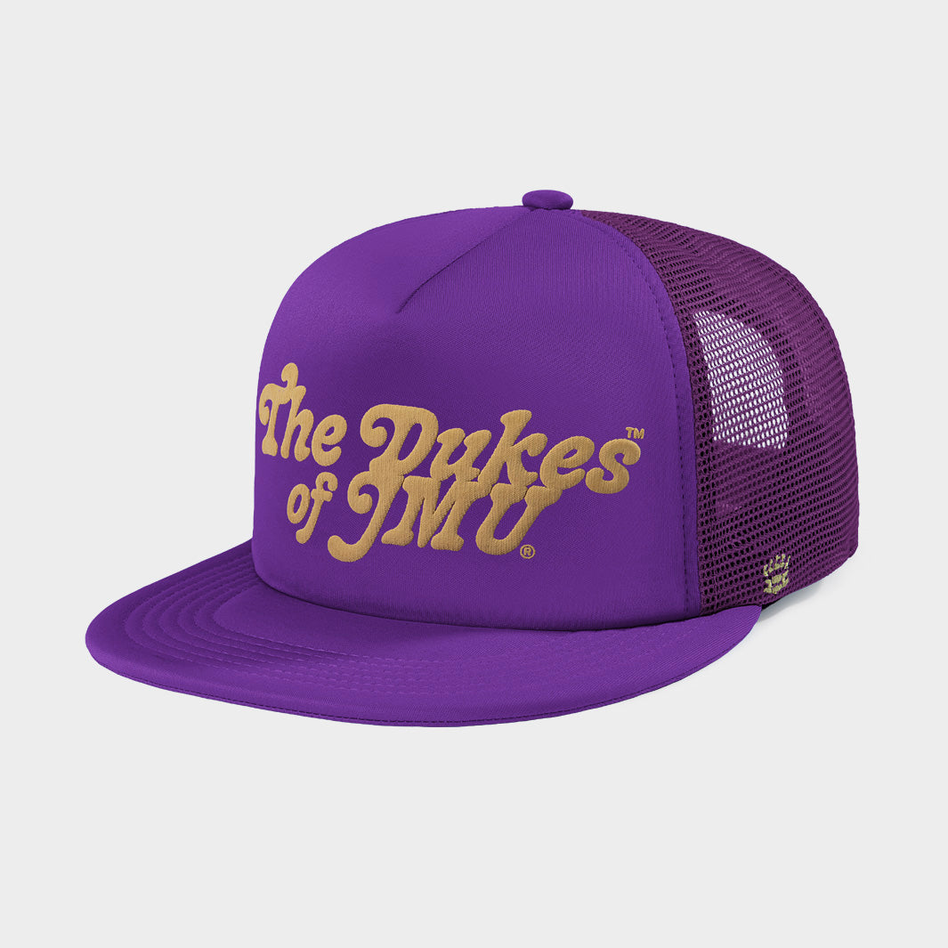 James Madison "The Dukes of JMU" Puff Ink Trucker Hat | Homefield