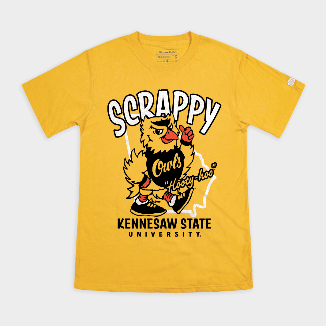 Kennesaw State Owls Scrappy Mascot Tee | Homefield