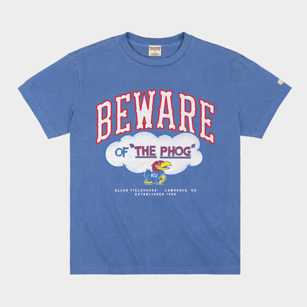 KU "Beware of The Phog" Allen Fieldhouse Heavyweight Tee | Homefield