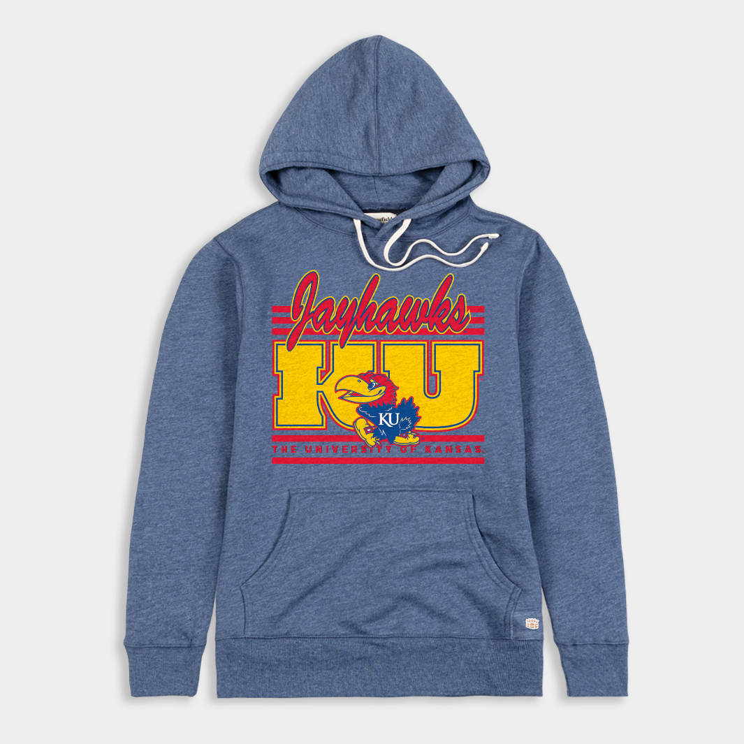 Kansas Jayhawks Vintage "KU" Hoodie | Homefield