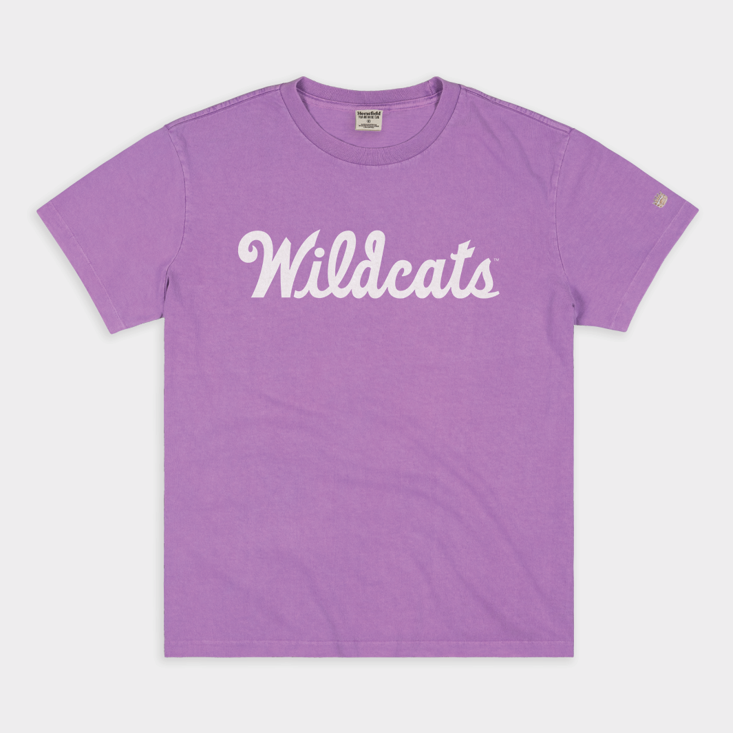 Kansas State Basketball 1970's Script Heavyweight Tee | Homefield