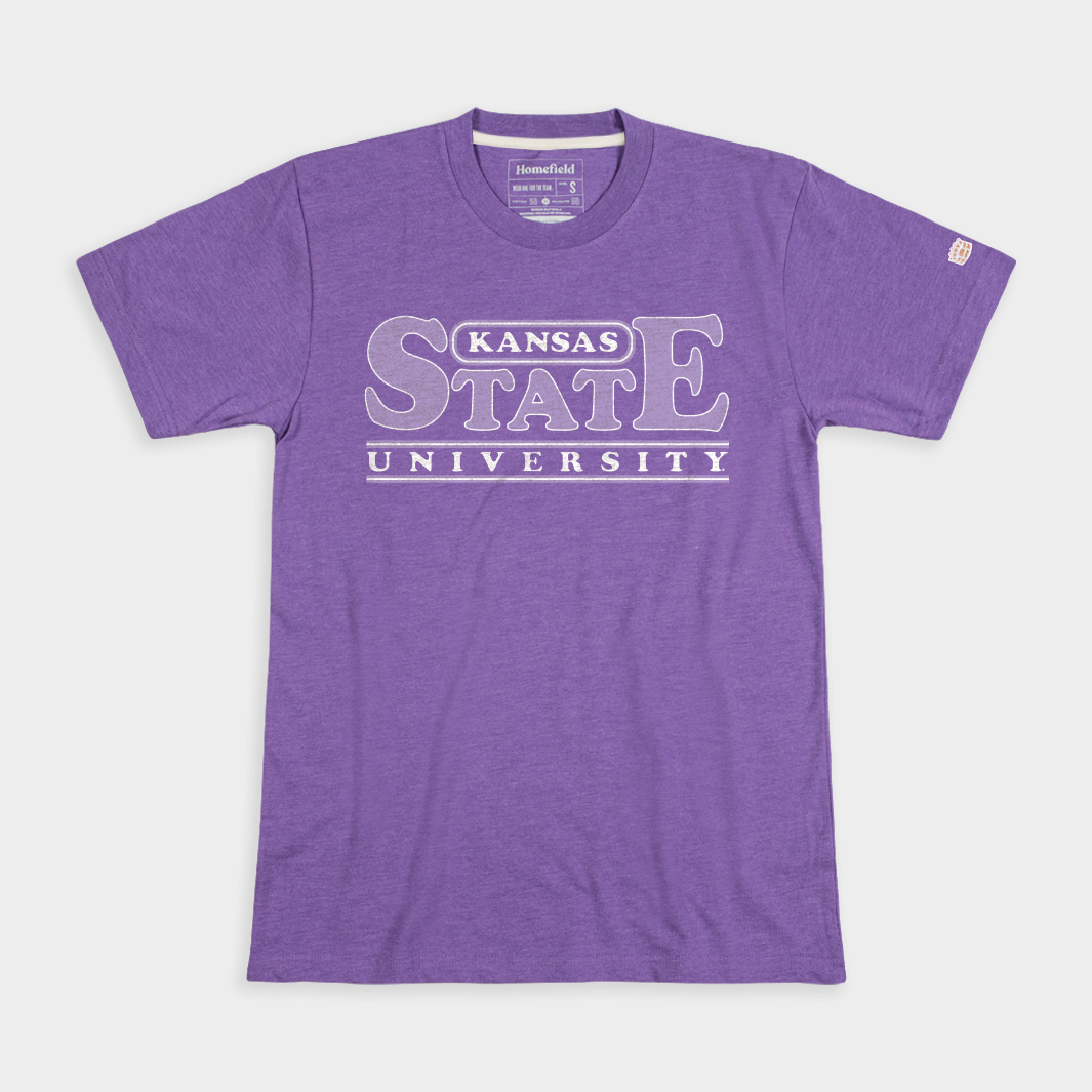 Retro Kansas State Wordmark Tee | Homefield