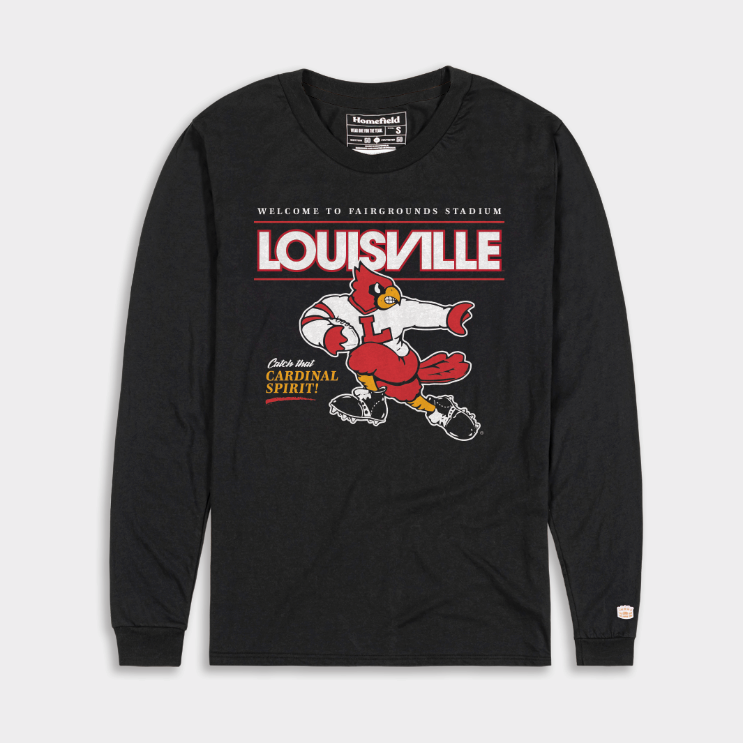 1980s-Inspired Louisville Football Long Sleeve | Homefield