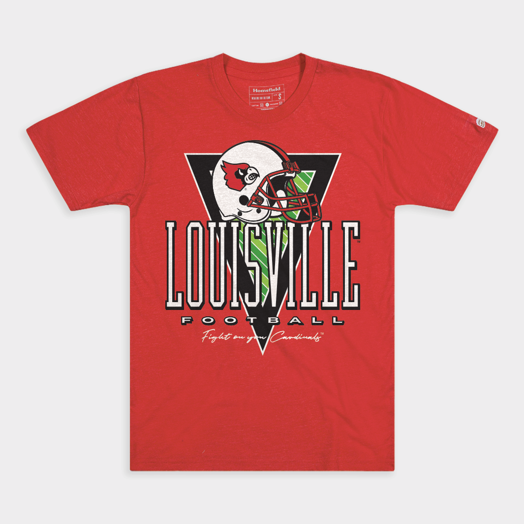 Louisville Cardinals Football Helmet Tee | Homefield
