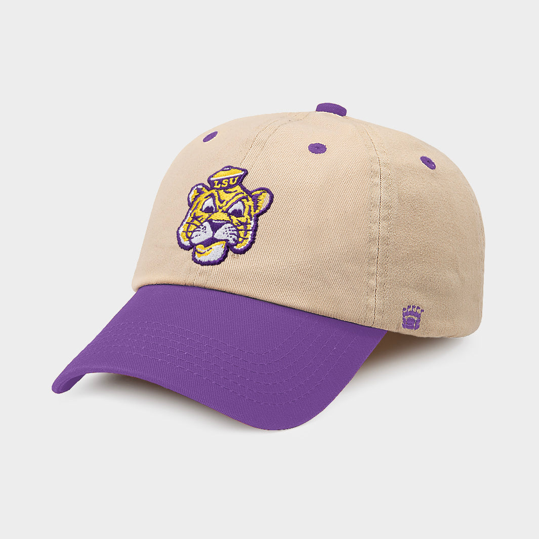 LSU Tigers Sailor Logo Two-Tone Dad Hat | Homefield