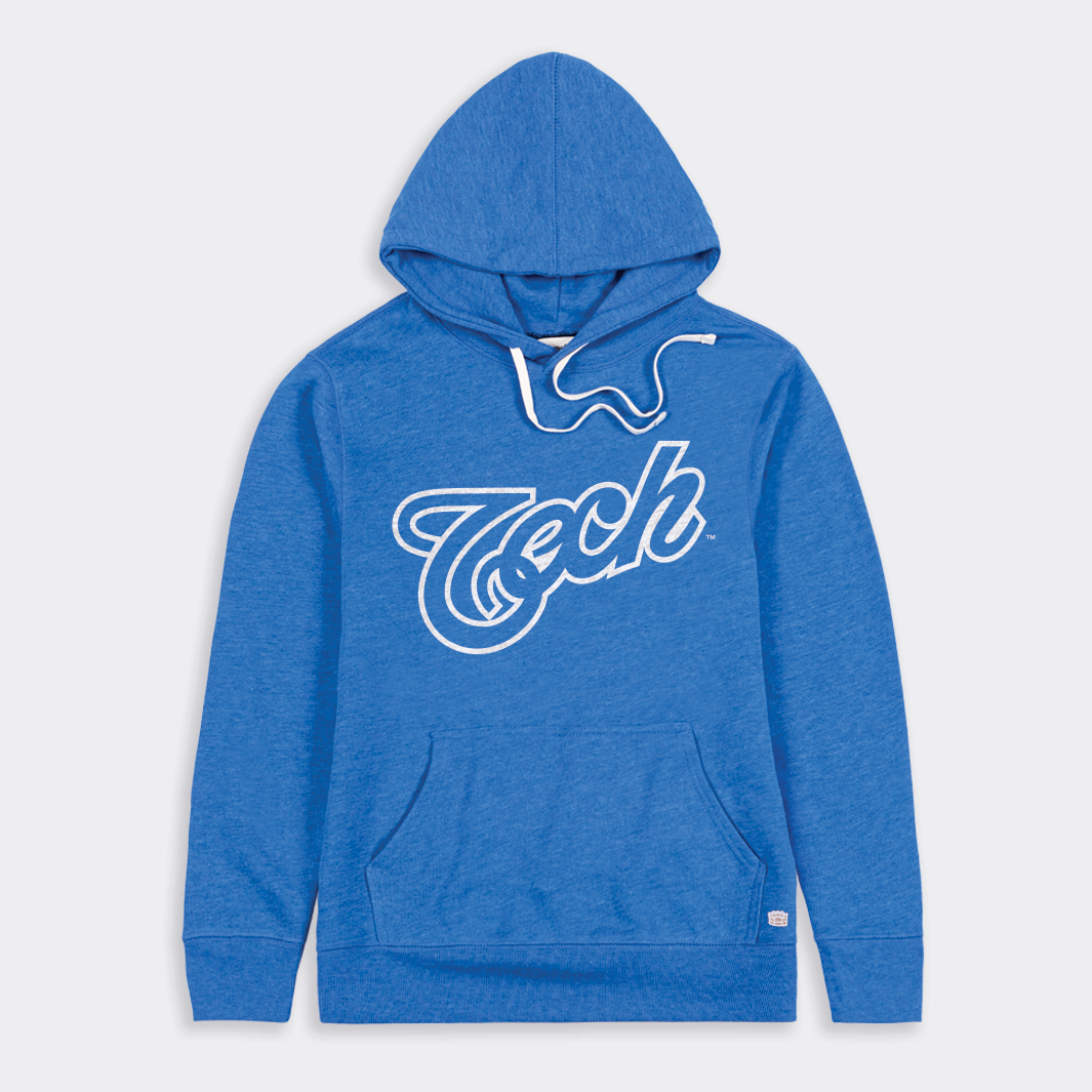 Louisiana Tech Bulldogs Retro "Tech" Script Hoodie | Homefield