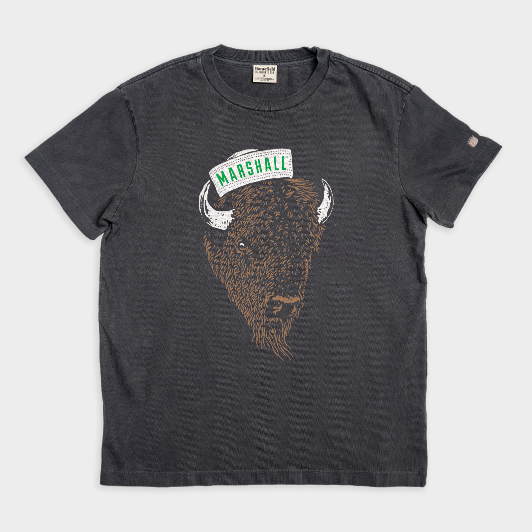 Marshall Bison Vintage Heavyweight Tee | Homefield