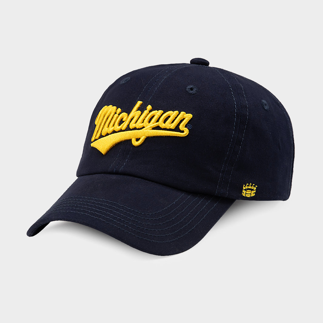 Michigan Wolverines Script Dad Hat | Homefield