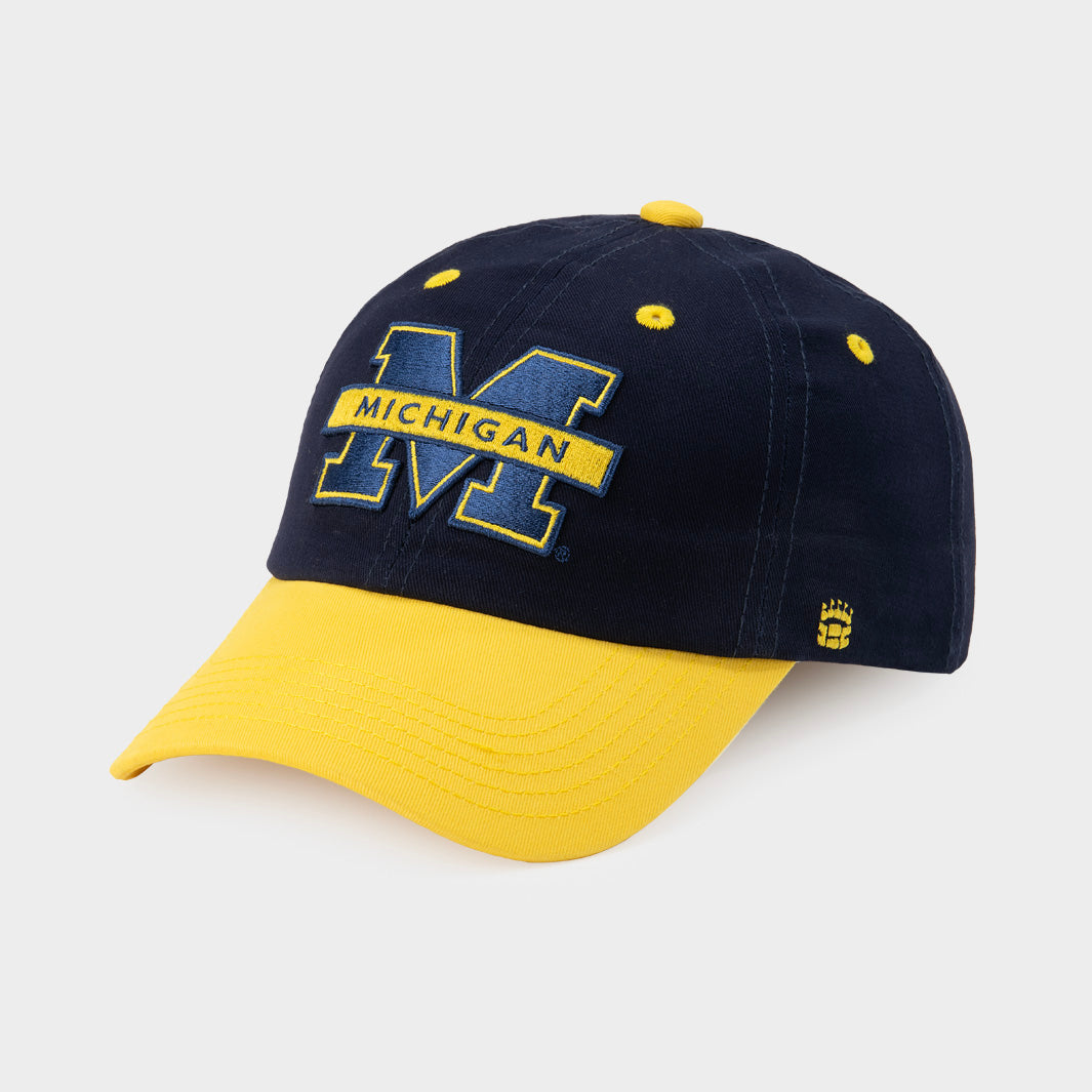 Michigan Retro Logo and Wordmark Two-Tone Dad Hat | Homefield