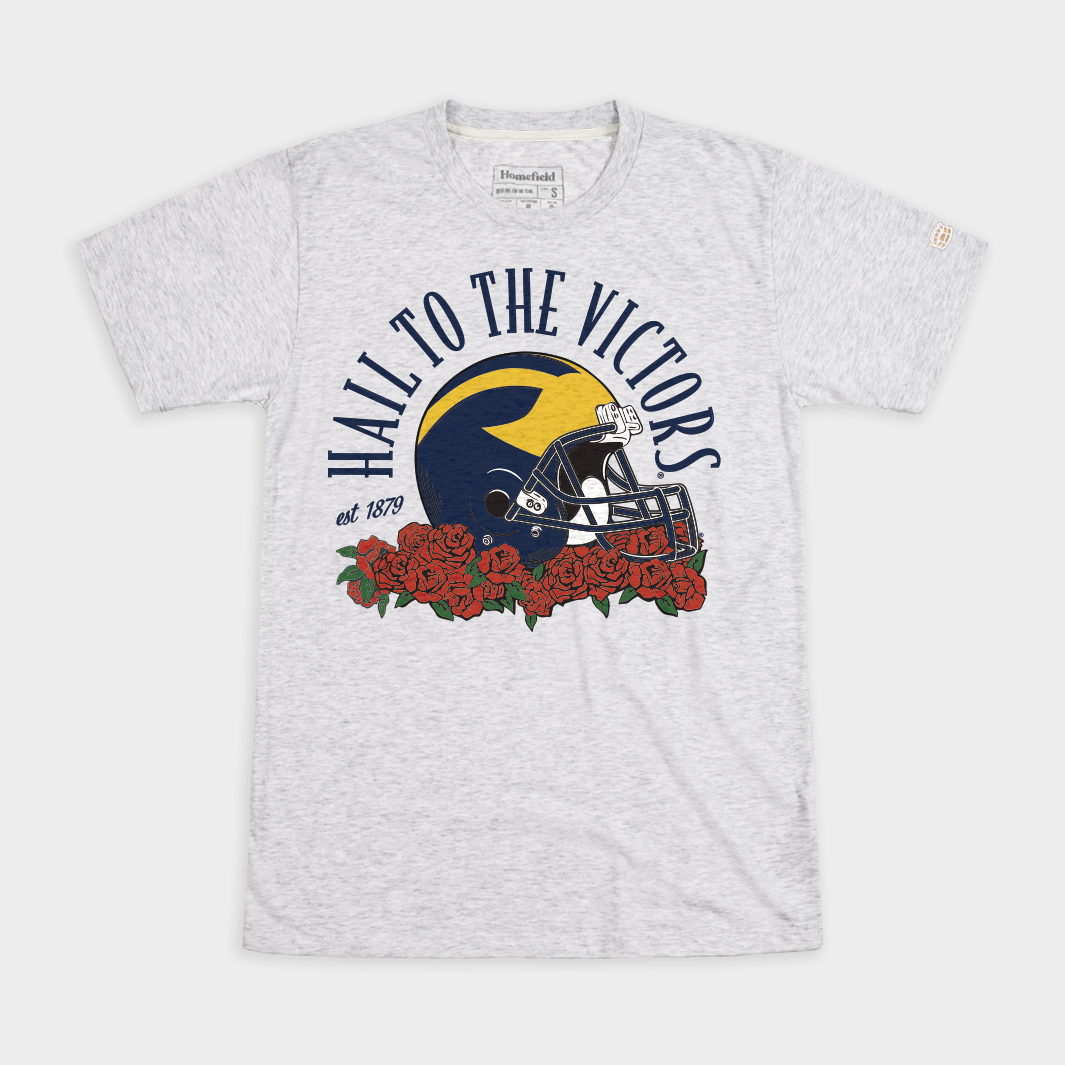 Michigan Football Throwback Roses Tee | Homefield