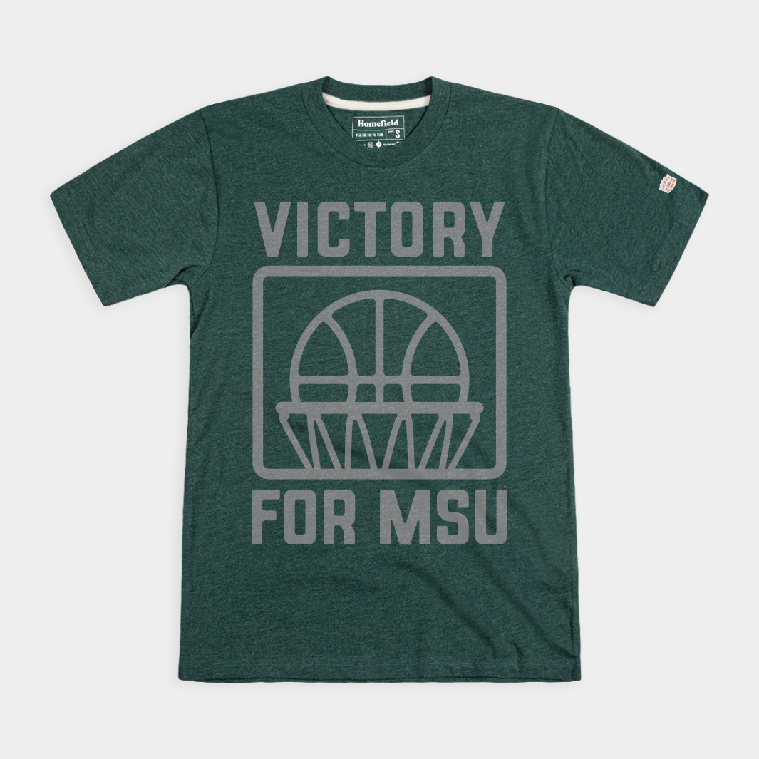 "Victory for MSU" Basketball Tee | Homefield