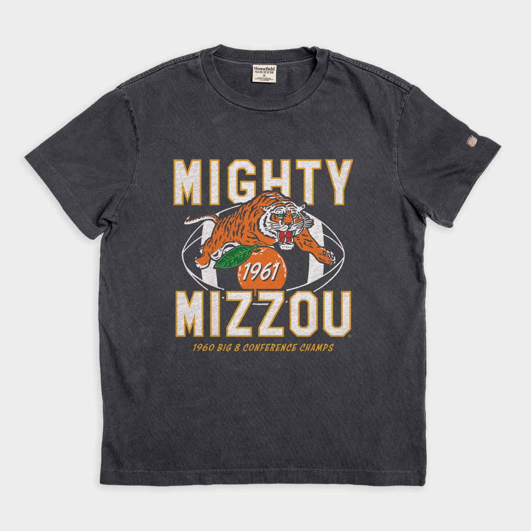 Mighty Mizzou Tigers Football 1960-61 Heavyweight Tee | Homefield
