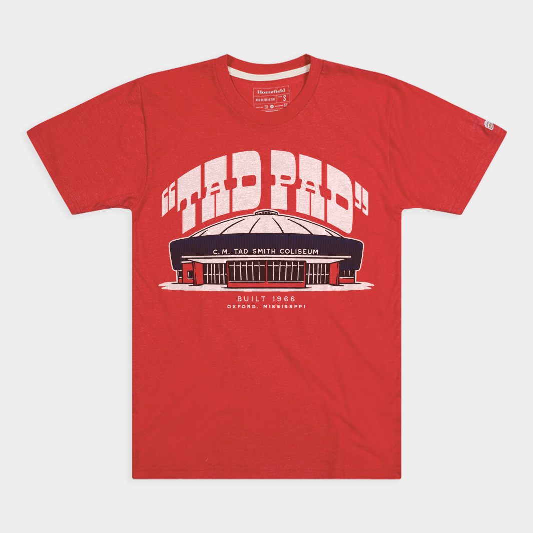 Ole Miss Basketball Vintage-Inspired "Tad Pad" Tee | Homefield