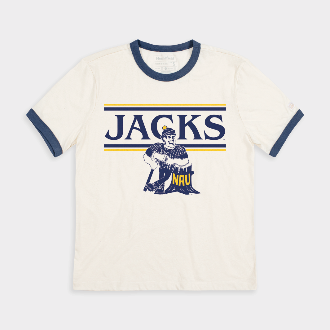 Northern Arizona Lumberjacks Retro "Jacks" Ringer Tee | Homefield