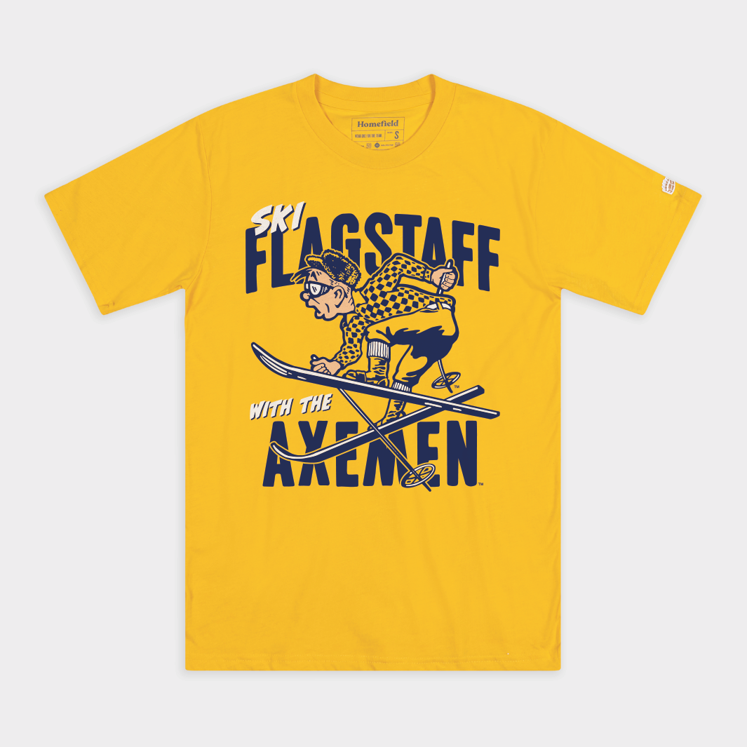 Northern Arizona Lumberjacks "Ski Flagstaff" Retro Tee | Homefield