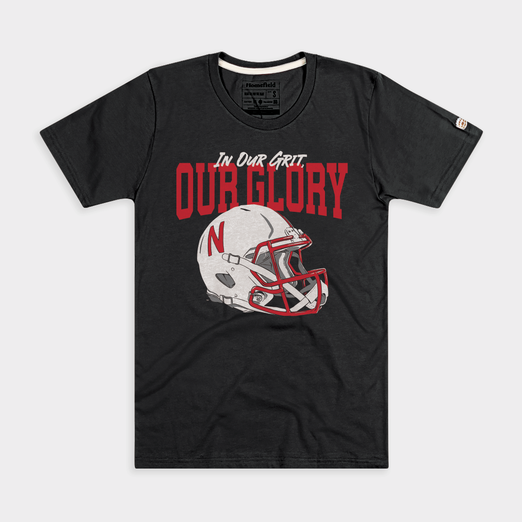 Nebraska Cornhuskers Football Grit and Glory Tee | Homefield