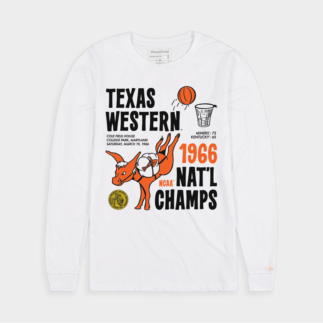 UTEP Texas Western 1966 Champs Throwback Long Sleeve | Homefield