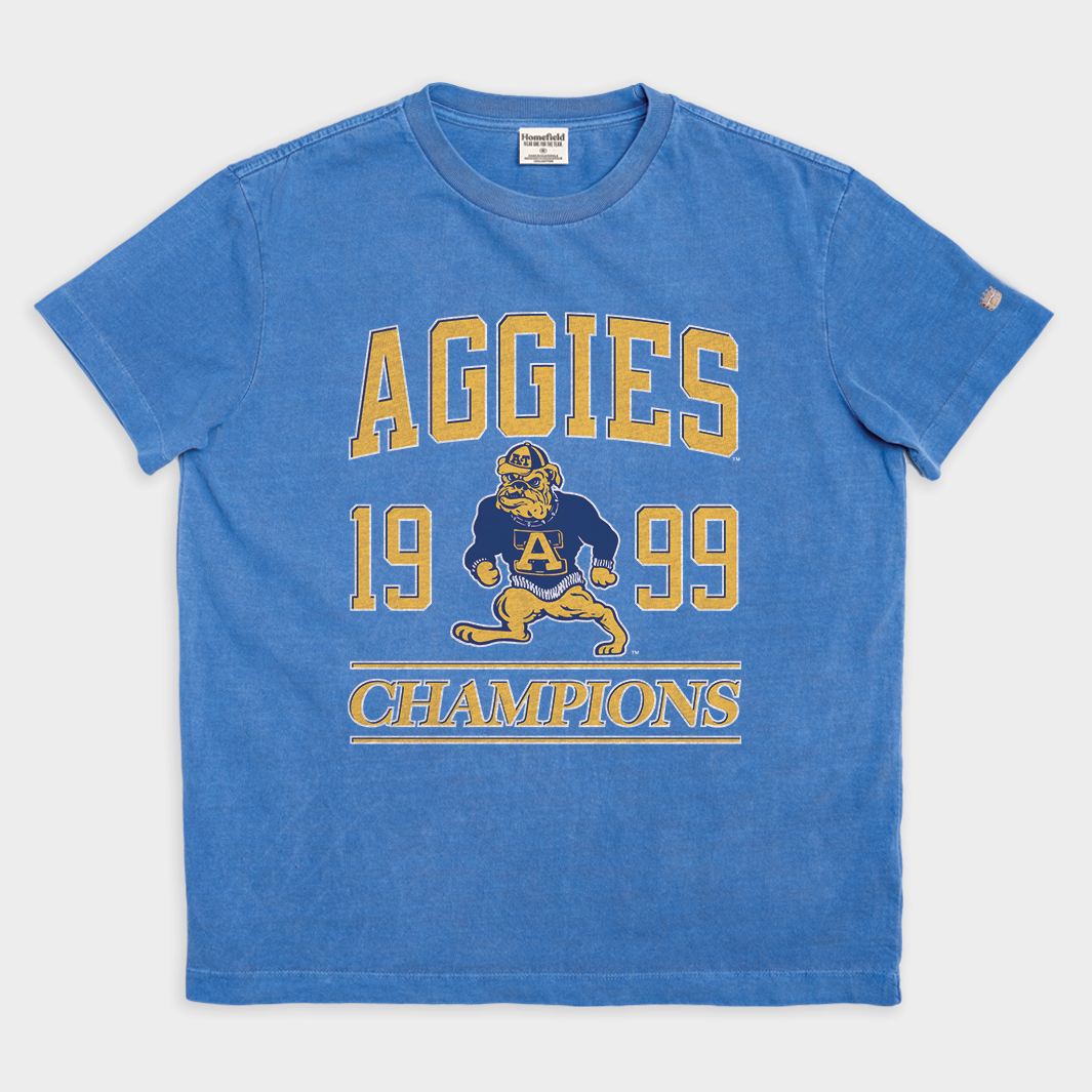 North Carolina A&T 1999 Football Champs Heavyweight Tee | Homefield