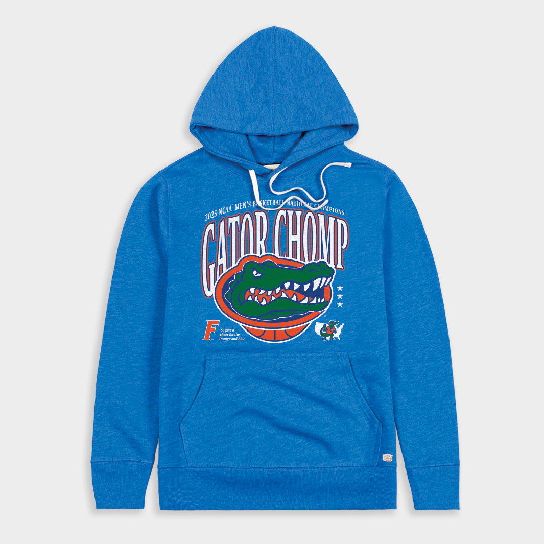 "Gator Chomp" Florida 2025 Men's National Champs Hoodie | Homefield