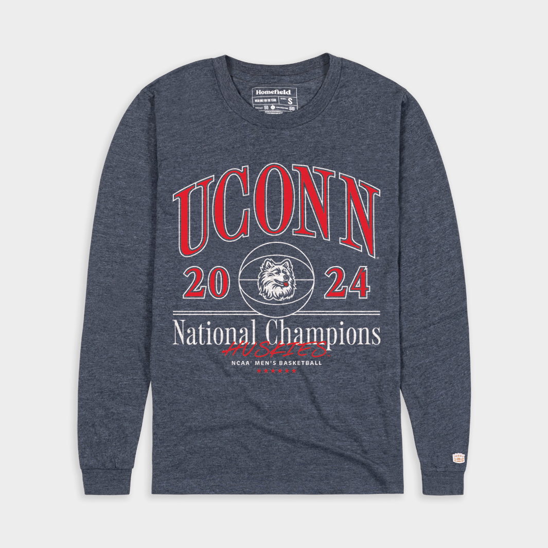 UConn Men's Basketball 2024 National Champs Long Sleeve | Homefield