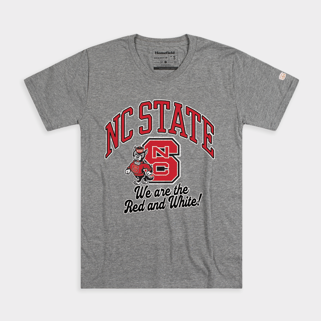 NC State "We Are The Red and White" Tee | Homefield