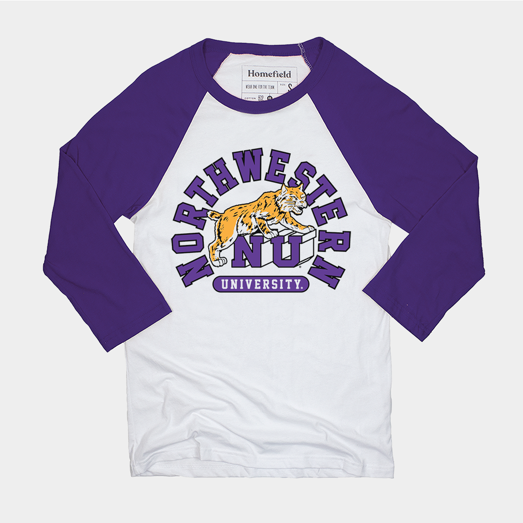 Northwestern Wildcats Baseball Tee | Homefield