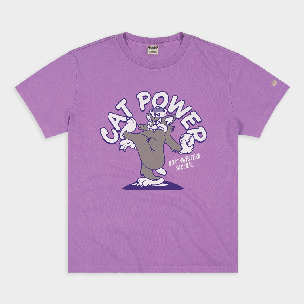 Northwestern Baseball Vintage Heavyweight Tee | Homefield