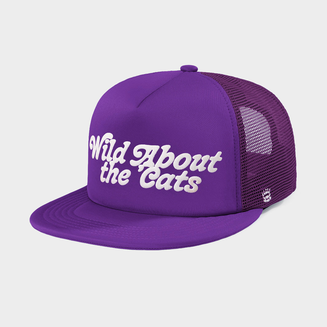 Northwestern "Wild About The Cats" Puff Ink Trucker Hat | Homefield