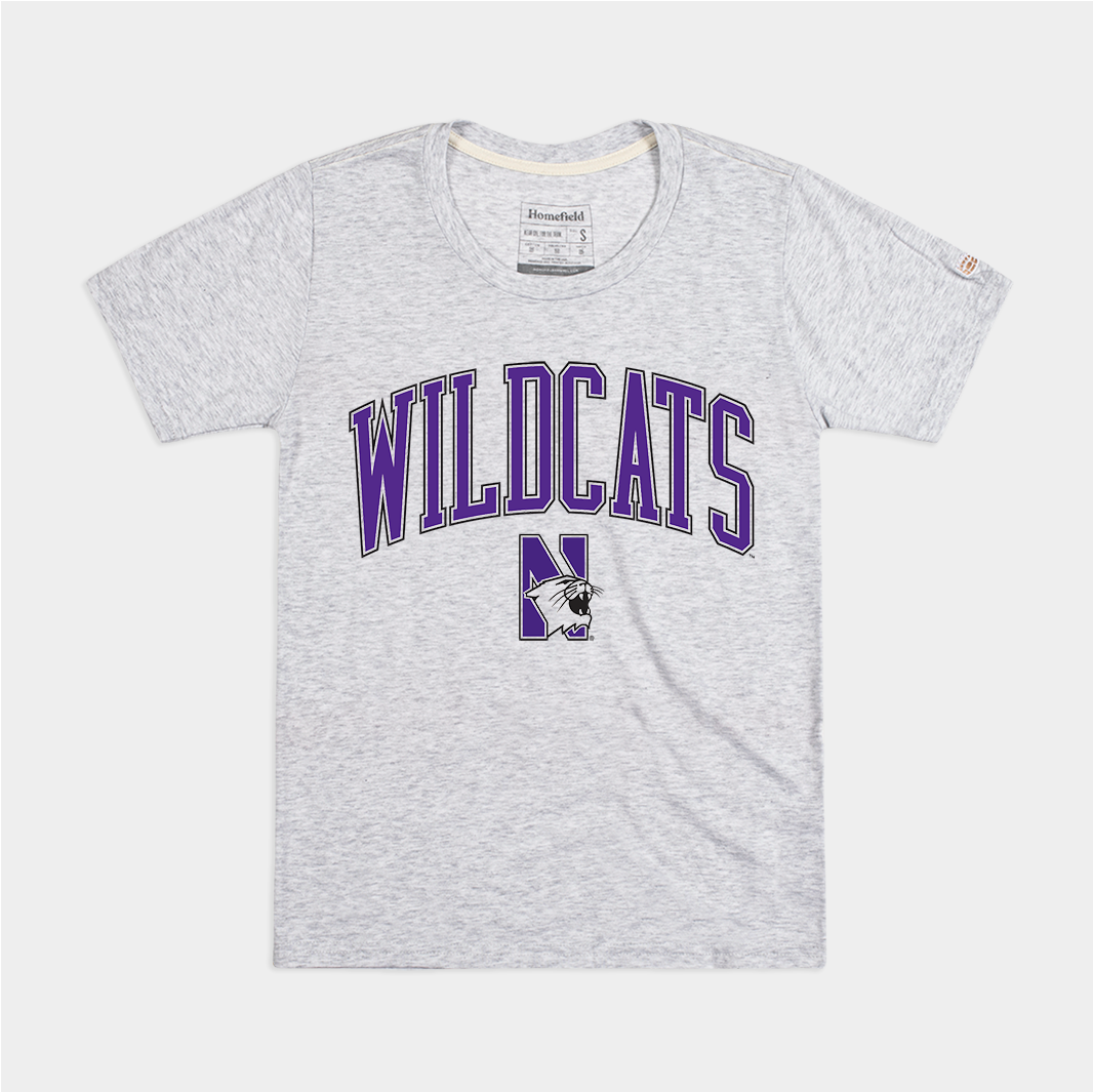 Northwestern Wildcats Classic Logo Women's Tee | Homefield