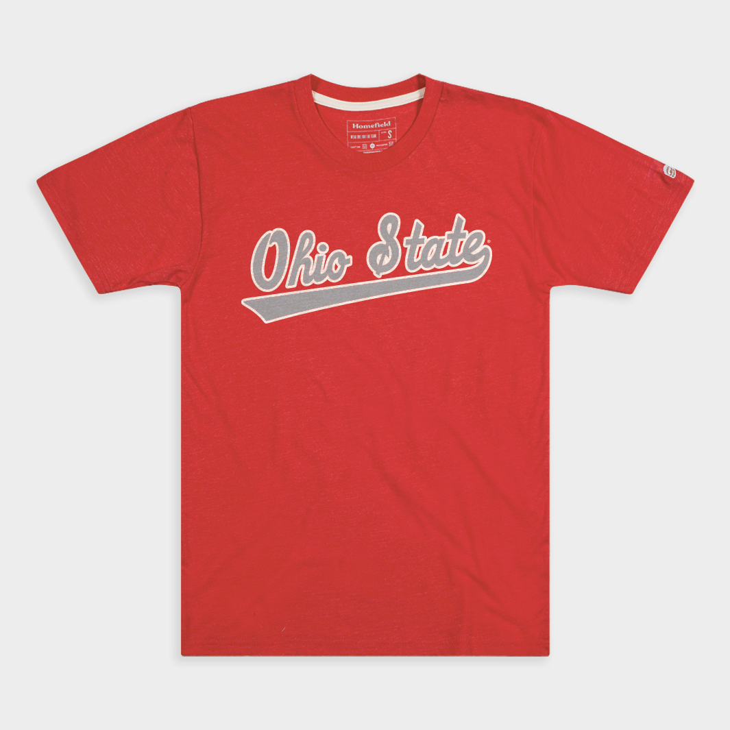 Ohio State Baseball Script Tee | Homefield