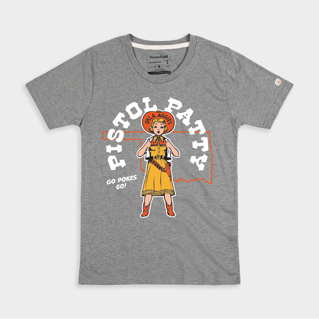 Oklahoma State Pistol Patty Women's Tee | Homefield