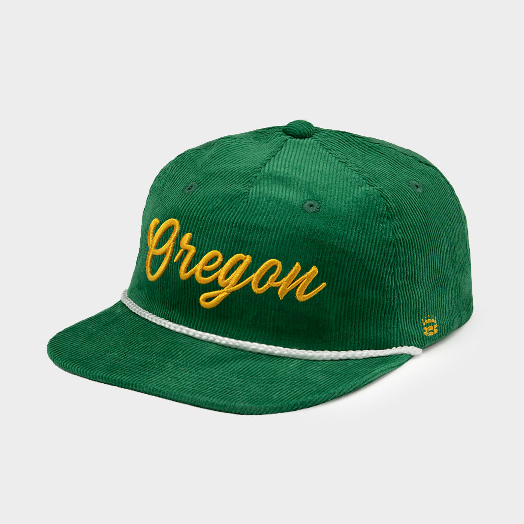 Retro Oregon Ducks Script Corduroy Hat | Homefield