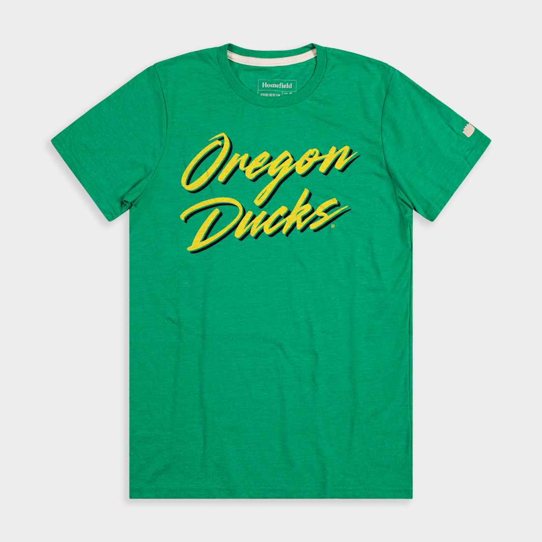 Oregon Ducks Retro 1990's Script Tee | Homefield