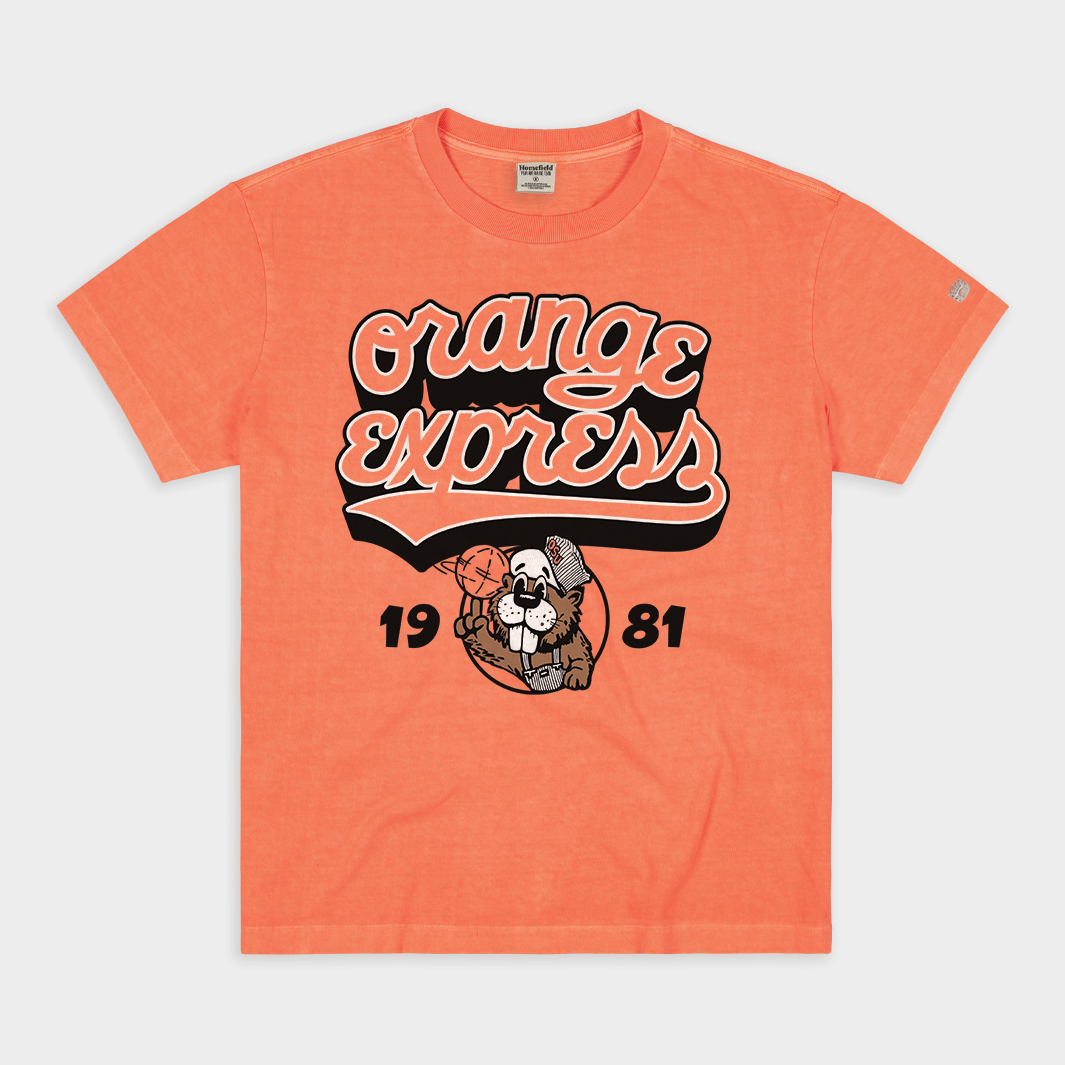 "Orange Express" 1981 OSU Basketball Heavyweight Tee | Homefield