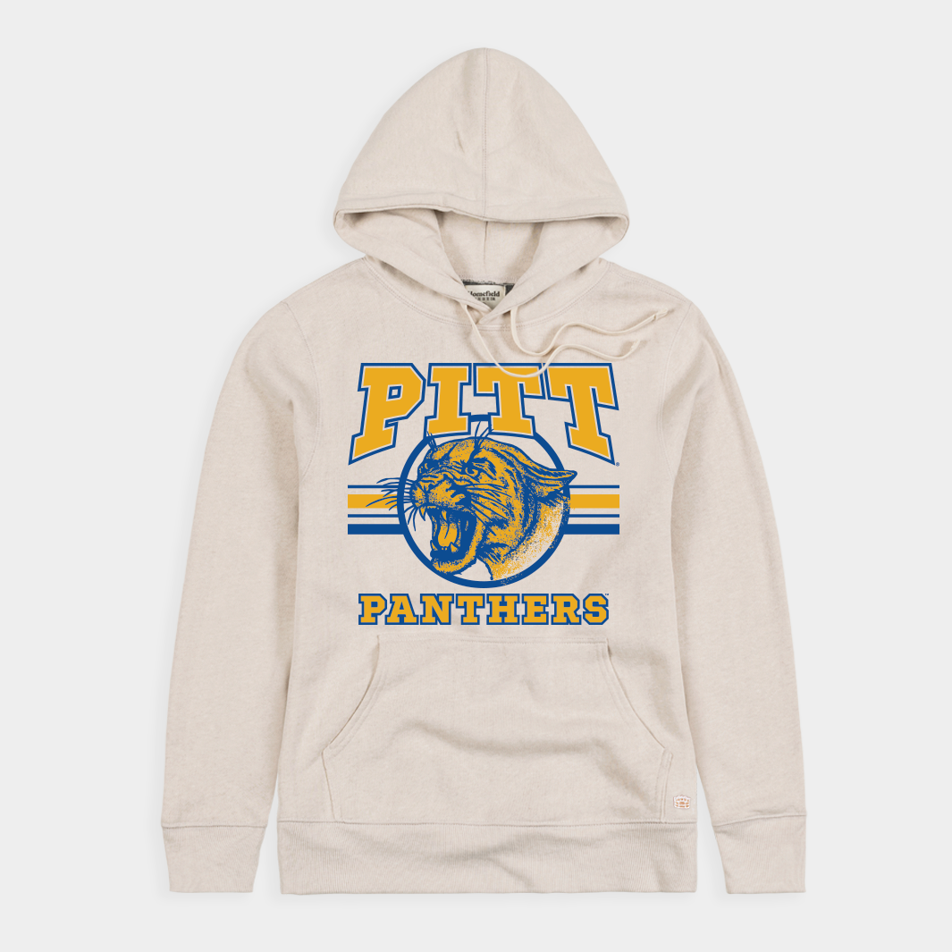 Pitt Panthers Roaring Retro Logo Hoodie | Homefield
