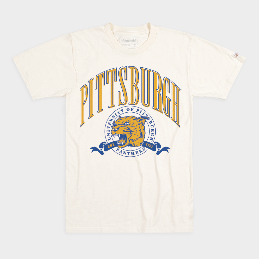 Pitt Panthers Vintage "Pittsburgh" Seal Tee | Homefield