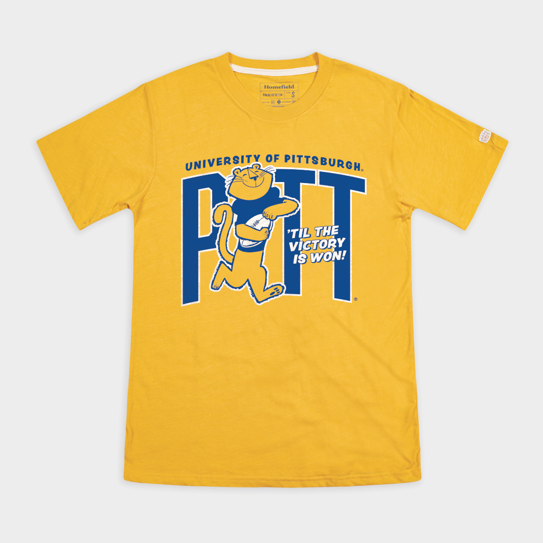 Retro Pitt Football "'Til the Victory is Won!" Tee | Homefield