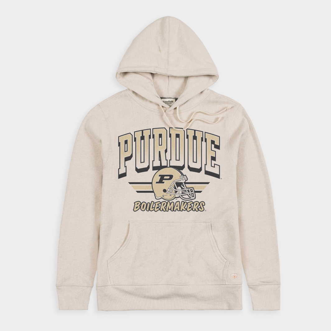 Purdue Football Helmet Throwback Hoodie | Homefield