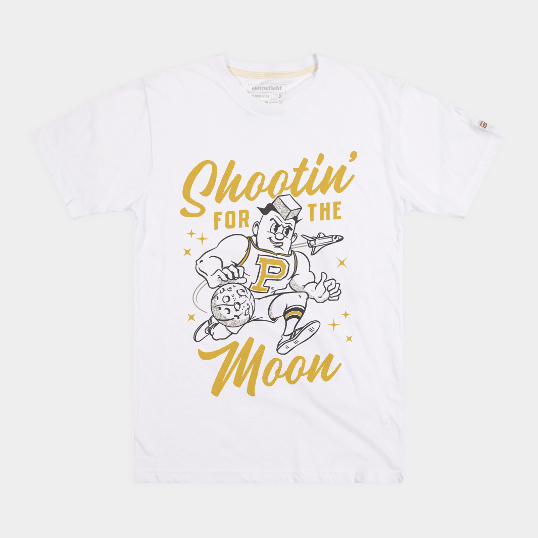 Purdue Basketball "Shootin' For The Moon" Tee | Homefield