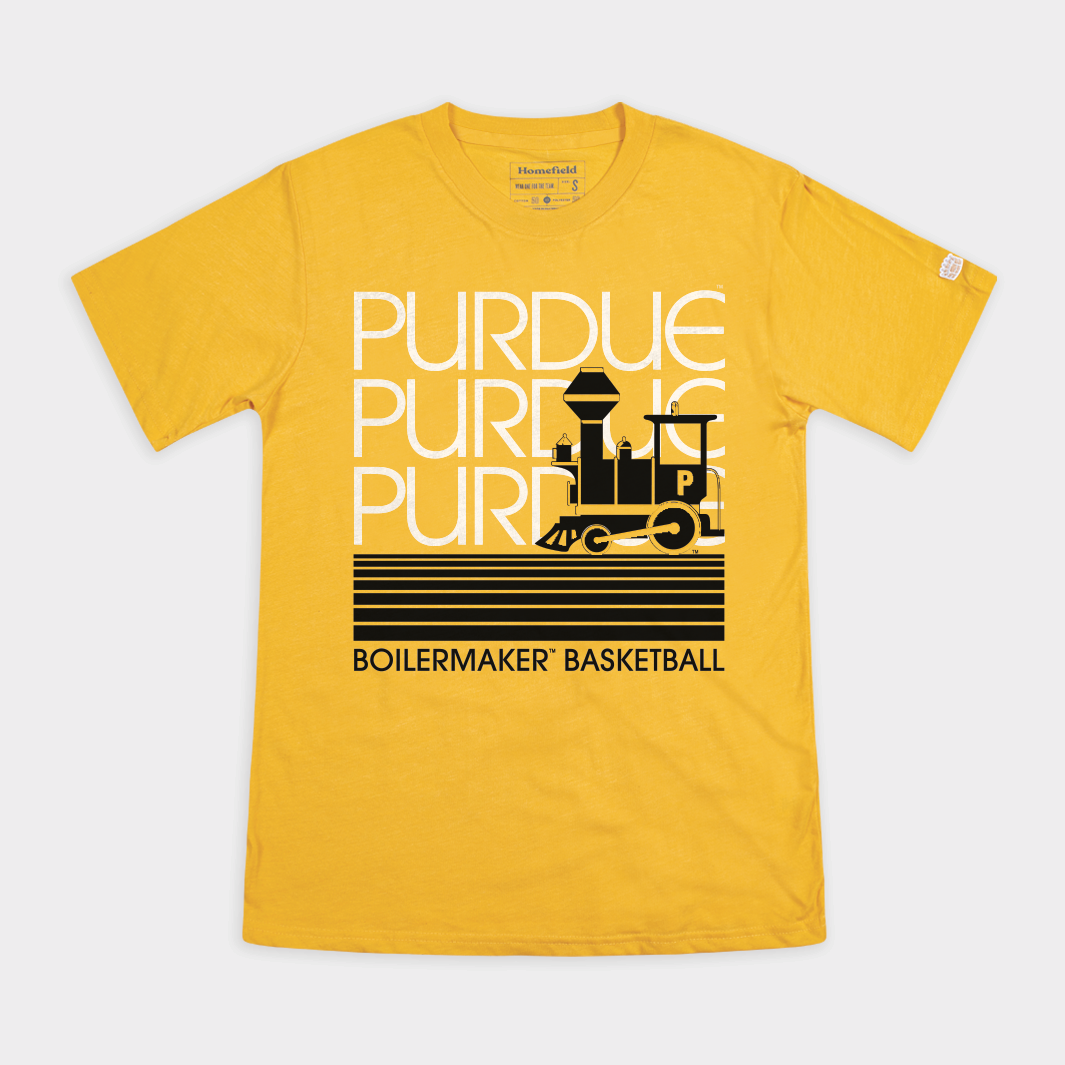 Purdue Basketball 1980s Boilermaker Special Gold Tee | Homefield