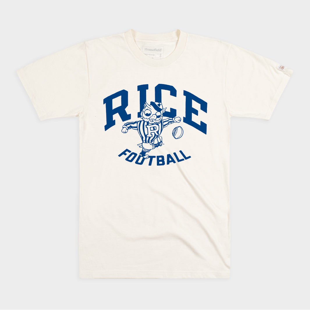 Rice Football Owl Mascot Tee | Homefield