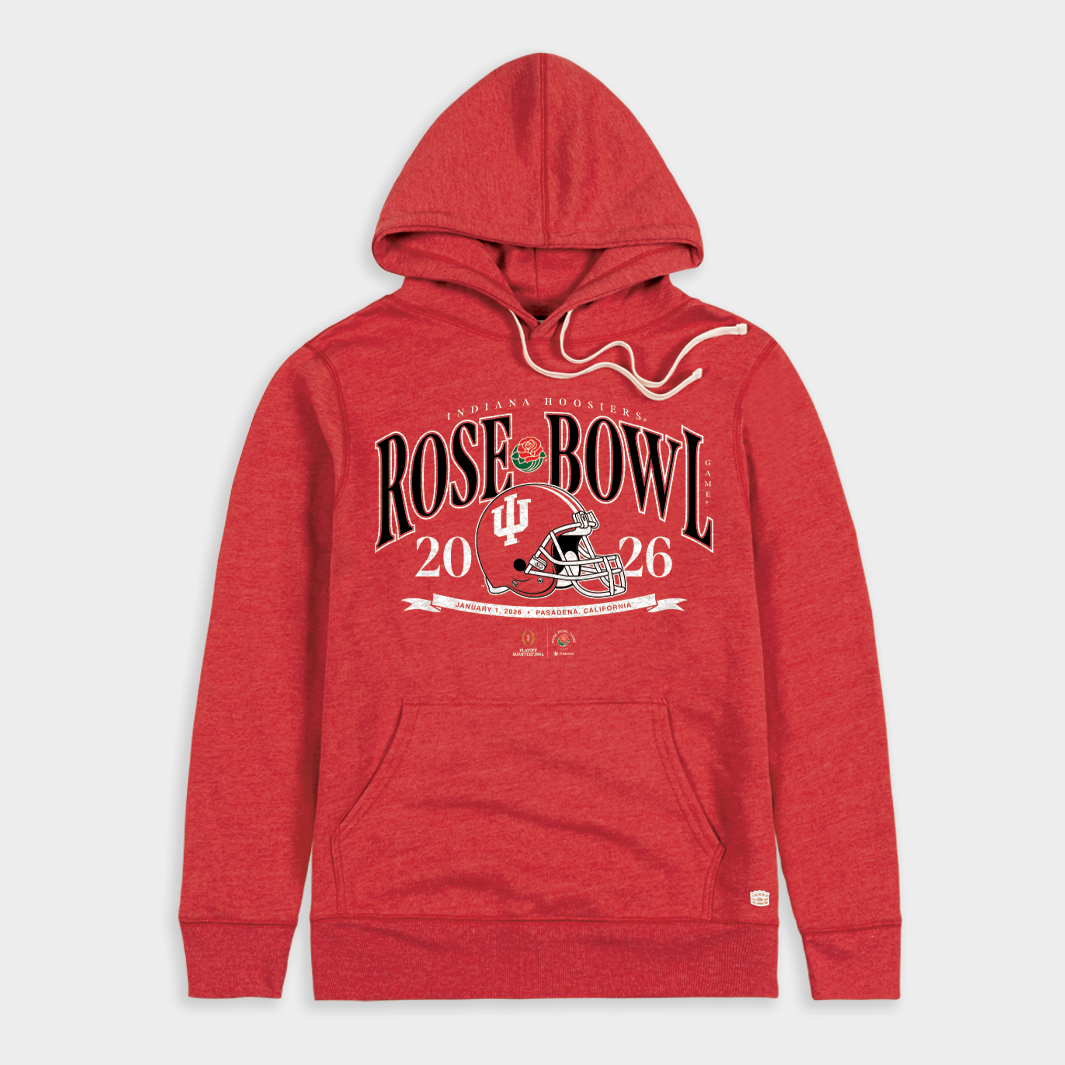 Indiana 2026 Rose Bowl Crimson Hoodie | Homefield