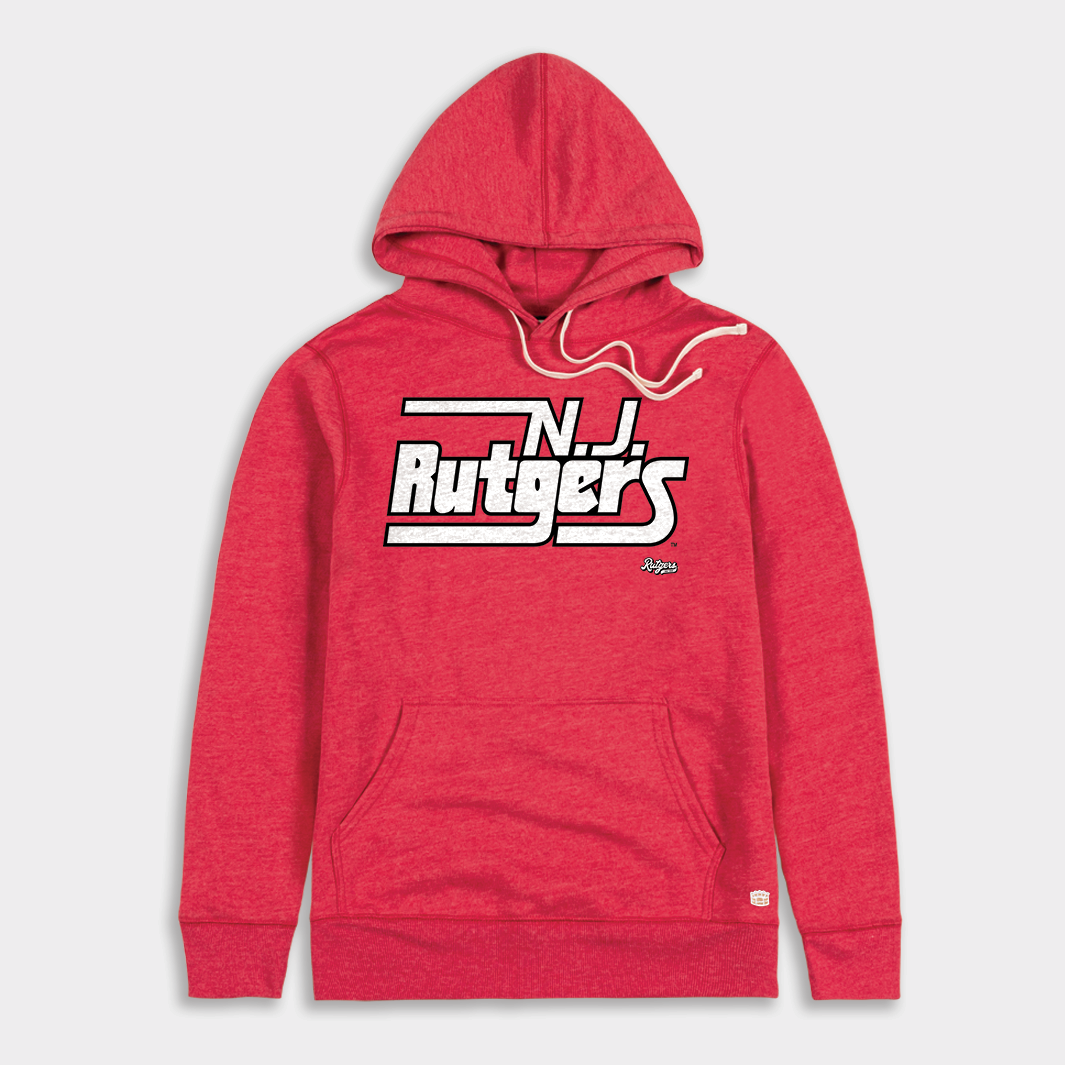 Vintage Rutgers New Jersey Wordmark Hoodie | Homefield