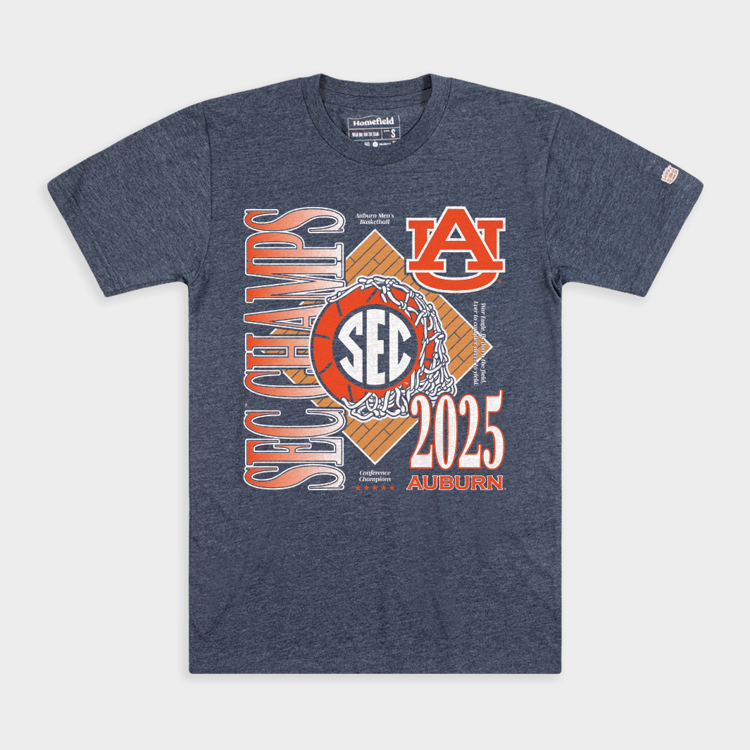 Auburn Men's Basketball 2024-25 SEC Champs Tee | Homefield