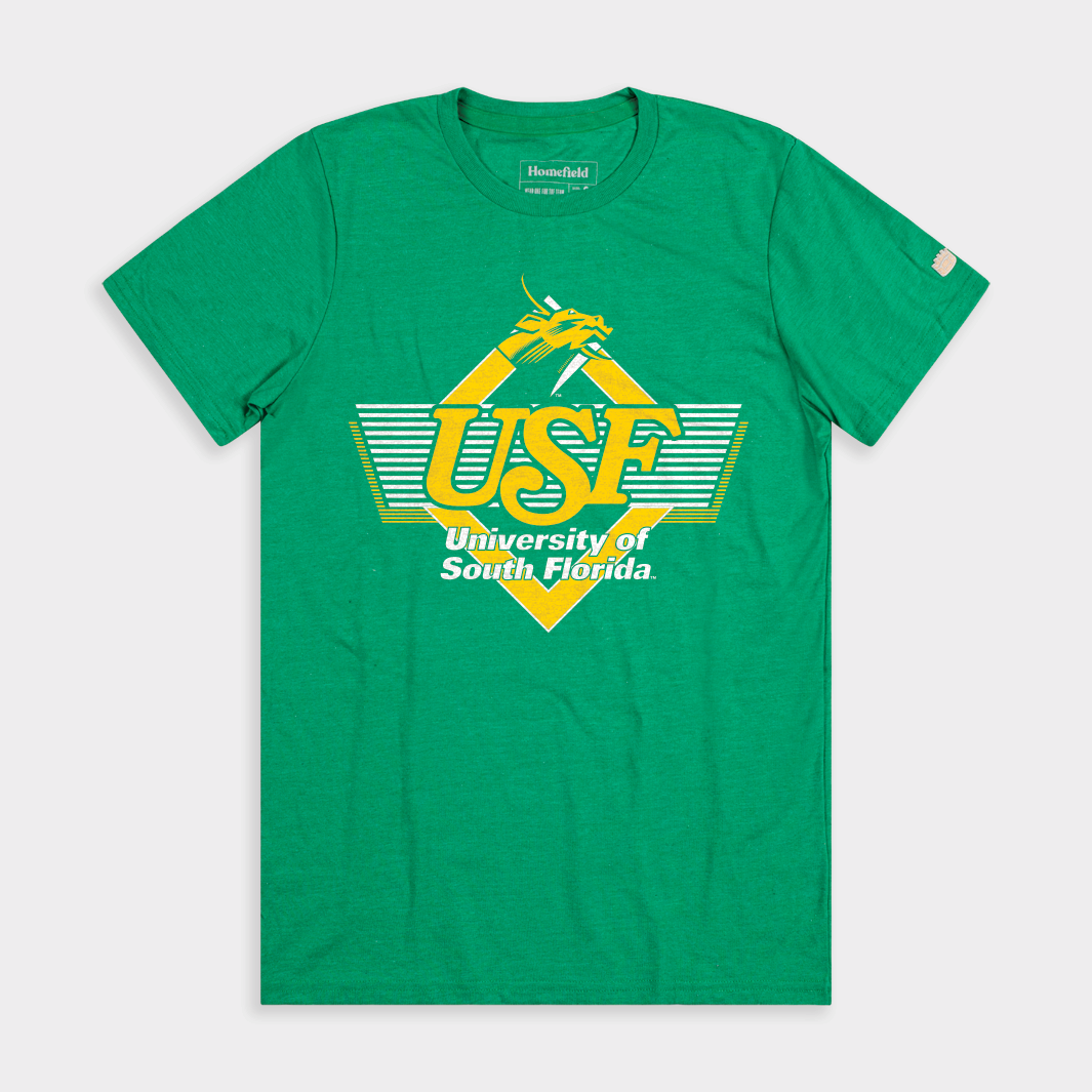 South Florida USF Bulls Golden Brahman Logo Tee | Homefield