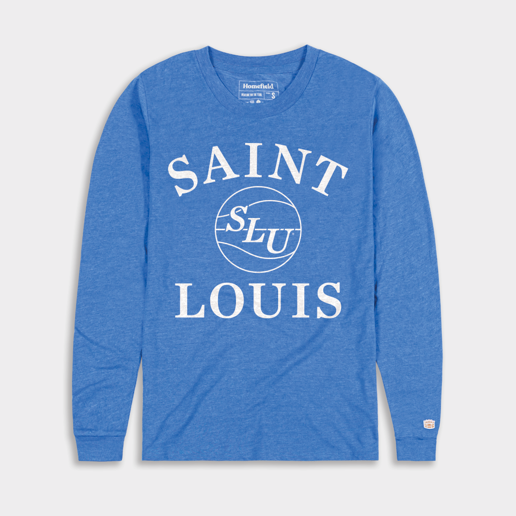 Saint Louis Billikens Basketball Logo Long Sleeve | Homefield