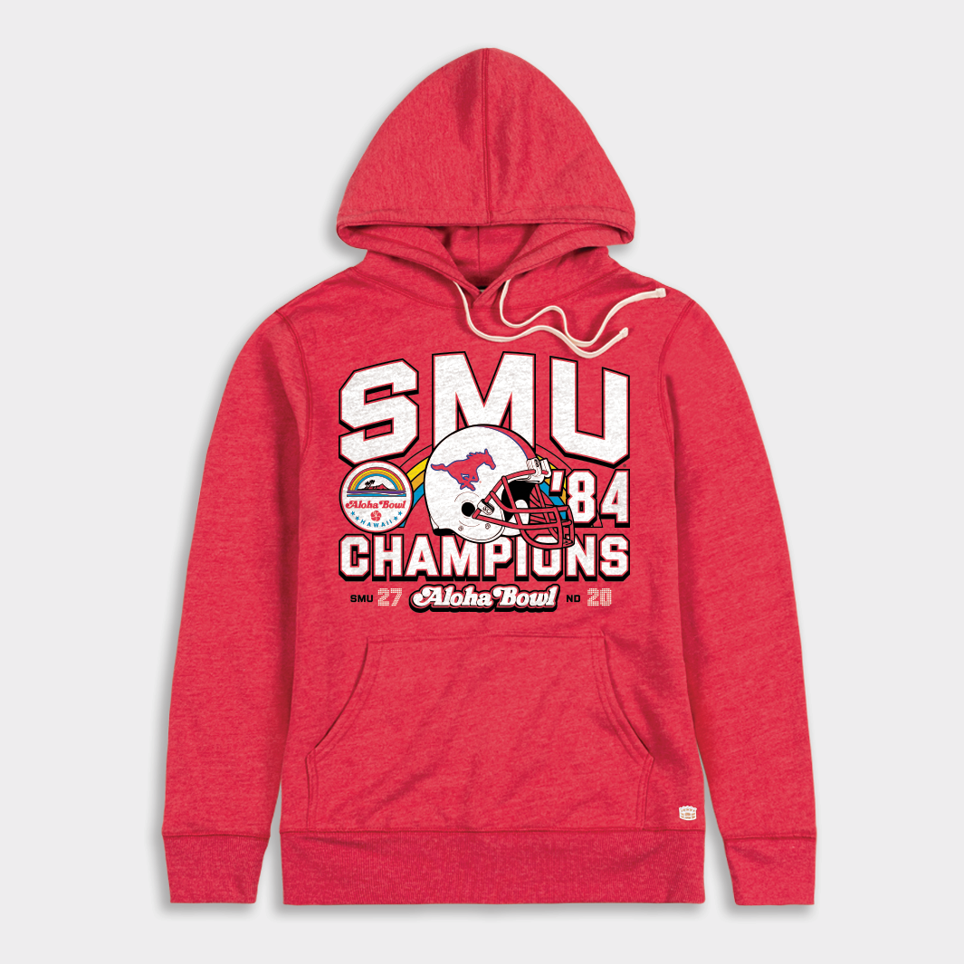 SMU Football 1984 Aloha Bowl Champs Hoodie | Homefield